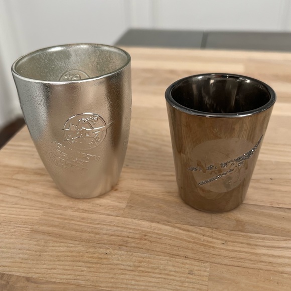 Nasa | Dining | Nasa And Kennedy Space Center 2 Shot Glass Set Chrome ...